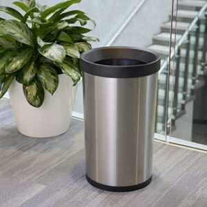 Tramontina Open Top Trash Can Stainless Steel 13 Gallon, 81200/004DS