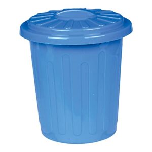 blue plastic trashcan container – 6 1/2″ x 5 1/2″, 1 pc