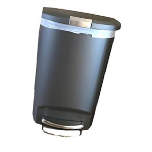 Dog-Proof Trash Can Locking 13 Gallon Kitchen Rubbish Foot Step Tall with Lock Lid Garage & eBook by OISTRIA