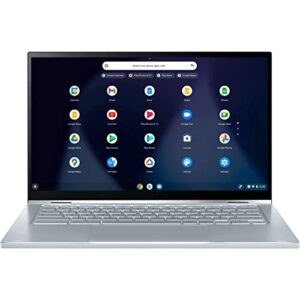 ASUS Chromebook Flip C433 14" FHD Touchscreen 2-in-1 Laptop, Intel Core m3-8100Y up to 3.4GHz, 8GB RAM, 128GB Storage (64GB eMMC + 64GB Flash Drive), 802.11AC WiFi, Backlit Keyboard, Silver, Chrome OS