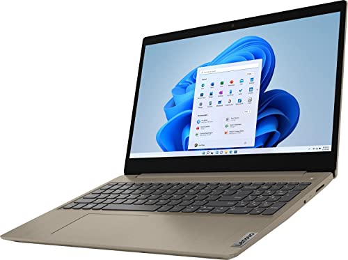 Lenovo 2022 Newest Ideapad 3 Laptop, 15.6" HD Touchscreen, 11th Gen Intel Core i3-1115G4 Processor, 8GB DDR4 RAM, 256GB PCIe NVMe SSD, HDMI, Webcam, Wi-Fi 5, Bluetooth, Windows 11 Home, Almond