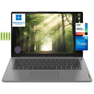 lenovo ideapad 3 14″ fhd business laptop computer [windows 11 pro], intel 4-core i7-1165g7, 20gb ram, 1tb pcie ssd, intel iris xe graphics, fingerprint reader, wi-fi 6, blutooth 5.1, hdmi, w/battery