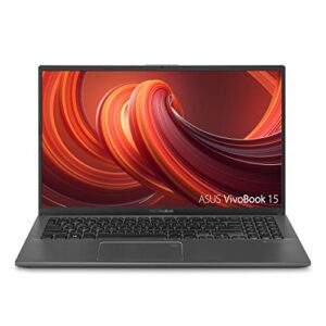 asus vivobook 15 thin and light 15.6” fhd, amd quad core r3-3200u cpu, 8gb ddr4 ram, 128g ssd, amd radeon vega 3 graphics, windows 10 in s mode, f512da-db34, slate gray