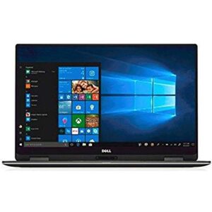 dell xps 13 9365 13.3in 2 in 1 laptop fhd touchscreen 7th gen intel core i7-7y75, 8gb ram, 256gb ssd, windows 10 home (renewed)