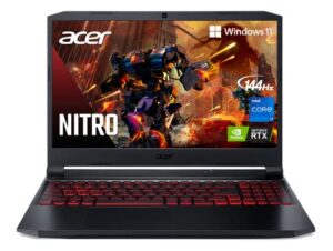 acer nitro 5 an515-57-79td gaming laptop | intel core i7-11800h | nvidia geforce rtx 3050 ti laptop gpu | 15.6″ fhd 144hz ips display | 8gb ddr4 | 512gb nvme ssd | killer wi-fi 6 | backlit keyboard