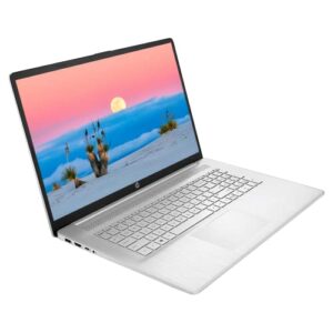 HP 17 Laptop, 17.3" FHD Display, 12th Gen Intel i5-1235U Processor, 16GB DDR4 RAM, 1TB SSD, Webcam, HDMI, Backlit Keyboard, Wi-Fi, Windows 11 Home, Silver