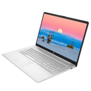 HP 17 Laptop, 17.3" FHD Display, 12th Gen Intel i5-1235U Processor, 16GB DDR4 RAM, 1TB SSD, Webcam, HDMI, Backlit Keyboard, Wi-Fi, Windows 11 Home, Silver