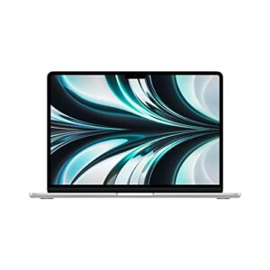 apple 2022 macbook air laptop with m2 chip: 13.6-inch liquid retina display, 8gb ram, 512gb ssd storage, backlit keyboard, 1080p facetime hd camera. works with iphone and ipad; silver