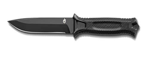 GERBER StrongArm Fixed Blade Knife with Fine Edge - Black