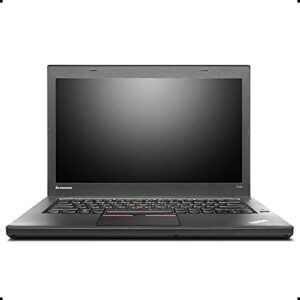 lenovo thinkpad t450 14in hd business laptop computer, intel dual-core i5-5300u up to 2.9ghz, 8gb ram, 256gb ssd, hdmi, 802.11ac wifi, bluetooth, windows 10 professional (renewed)