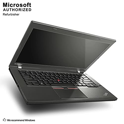 Lenovo ThinkPad T450 14in HD Business Laptop Computer, Intel Dual-Core i5-5300U Up to 2.9GHz, 8GB RAM, 256GB SSD, HDMI, 802.11ac WiFi, Bluetooth, Windows 10 Professional (Renewed)