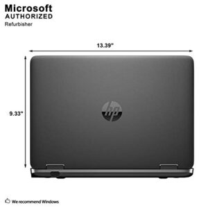 HP ProBook 640 G2 Laptop, 14-inch HD Display, Intel Core i5-6300U Up to 3.0GHz, 8GB RAM, 256GB NVMe SSD, Display Port, Wi-Fi, Bluetooth, Windows 10 Pro (Renewed)