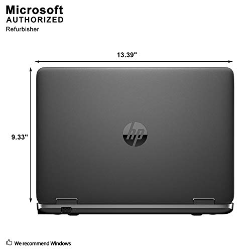 HP ProBook 640 G2 Laptop, 14-inch HD Display, Intel Core i5-6300U Up to 3.0GHz, 8GB RAM, 256GB NVMe SSD, Display Port, Wi-Fi, Bluetooth, Windows 10 Pro (Renewed)