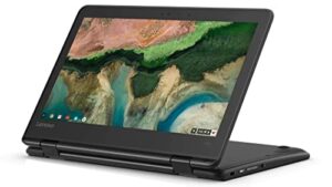 lenovo 11.6″ 300e chromebook touchscreen lcd 2 in 1- mediatek m8173c quad-core 2.1ghz 4gb lpddr3 32gb flash memory chrome os model 81h00000us (renewed)