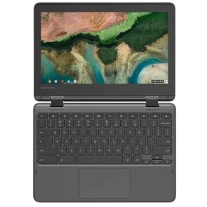 Lenovo 11.6" 300e Chromebook Touchscreen LCD 2 in 1- MediaTek M8173C Quad-core 2.1GHz 4GB LPDDR3 32GB Flash Memory Chrome OS Model 81H00000US (Renewed)