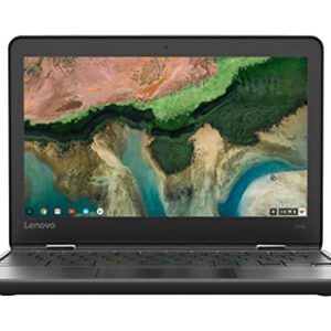 Lenovo 11.6" 300e Chromebook Touchscreen LCD 2 in 1- MediaTek M8173C Quad-core 2.1GHz 4GB LPDDR3 32GB Flash Memory Chrome OS Model 81H00000US (Renewed)