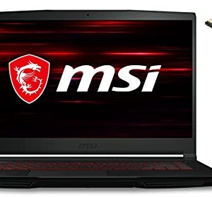 MSI 2022 Newest GF63 Thin Gaming 15 Laptop, 15.6" FHD IPS Display, 10th Gen Intel i5-10300H (Beats i7-8750H), GeForce GTX 1650 4GB, Win10, HDMI Cable (32GB RAM I 512GB SSD)