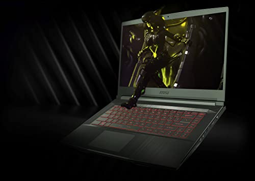 MSI 2022 Newest GF63 Thin Gaming 15 Laptop, 15.6" FHD IPS Display, 10th Gen Intel i5-10300H (Beats i7-8750H), GeForce GTX 1650 4GB, Win10, HDMI Cable (32GB RAM I 512GB SSD)