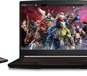 MSI 2022 Newest GF63 Thin Gaming 15 Laptop, 15.6" FHD IPS Display, 10th Gen Intel i5-10300H (Beats i7-8750H), GeForce GTX 1650 4GB, Win10, HDMI Cable (32GB RAM I 512GB SSD)