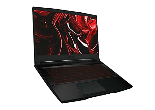 MSI 2022 Newest GF63 Thin Gaming 15 Laptop, 15.6" FHD IPS Display, 10th Gen Intel i5-10300H (Beats i7-8750H), GeForce GTX 1650 4GB, Win10, HDMI Cable (32GB RAM I 512GB SSD)