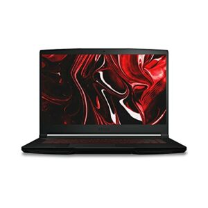 MSI 2022 Newest GF63 Thin Gaming 15 Laptop, 15.6" FHD IPS Display, 10th Gen Intel i5-10300H (Beats i7-8750H), GeForce GTX 1650 4GB, Win10, HDMI Cable (32GB RAM I 512GB SSD)