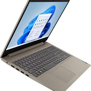 Lenovo Ideapad 3 Laptop, 15.6" HD Touchscreen, 11th Gen Intel Core i3-1115G4 Processor, 12 GB DDR4 RAM, 256GB PCIe NVMe SSD, HDMI, Webcam, Wi-Fi 5, Bluetooth, Windows 11 Home, Almond