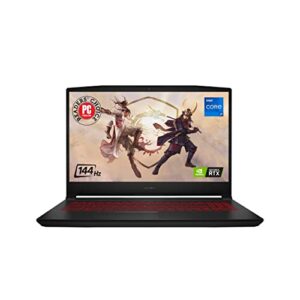 msi katana gf66 15.6″ 144hz fhd gaming laptop: intel core i7-12650h rtx 3050 ti 16gb 512gb nvme ssd, type-c usb 3.2 gen 1, high-resolution audio, cooler boost 5, win11 home: black 12ud-436