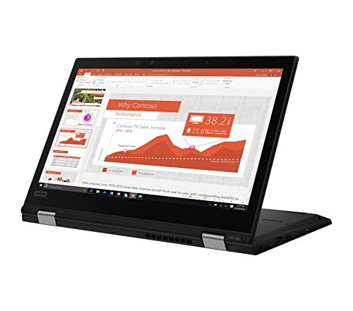 Lenovo ThinkPad L390 Yoga 13.3" FHD, Core i5-8365U 1.6GHz, 16GB RAM, 512GB Solid State Drive, Windows 11 Pro 64Bit, CAM, Touch (Renewed)