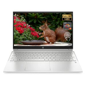 hp 2022 newest pavilion laptop, 15.6″ full hd touchscreen, amd ryzen 7 5825u 8-core processor, 32gb ddr4 ram, 1tb pcie nvme ssd, backlit keyboard, webcam, hdmi, wi-fi 6, bluetooth, windows 11 home