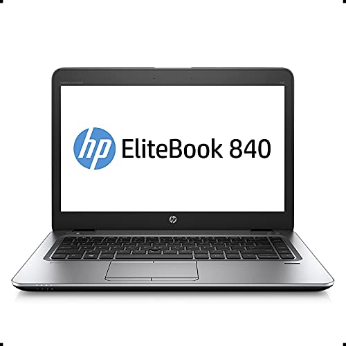 HP EliteBook 840 G3 Laptop 14-inch HD Display, Intel Core i5-6200U 2.3Ghz, 256GB SSD, 16GB DDR4 RAM, Webcam, WiFi, Windows 10 Pro (Renewed)