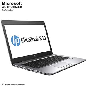 HP EliteBook 840 G3 Laptop 14-inch HD Display, Intel Core i5-6200U 2.3Ghz, 256GB SSD, 16GB DDR4 RAM, Webcam, WiFi, Windows 10 Pro (Renewed)