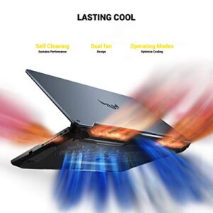 ASUS TUF Gaming A15 Gaming Laptop, 15.6” 144Hz Full HD IPS-Type, AMD Ryzen 7 4800H, GeForce RTX 2060, 16GB DDR4, 1TB PCIe SSD, Gigabit Wi-Fi 5, Windows 10 Home, TUF506IV-AS76