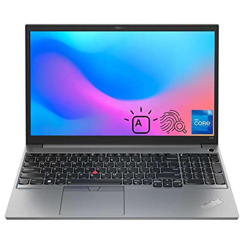 Lenovo ThinkPad E15 Gen 4 Business Laptop, 15.6" Full HD Non-Touch Display, 12th Gen Intel Core i7-1255U Processor, 16GB RAM, 512GB PCIe NVMe SSD, Backlit Keyboard, Wi-Fi 6, Windows 11 Pro