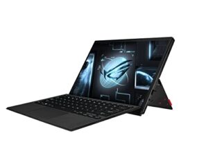 asus rog flow z13 (2022) gaming laptop tablet, 13.4” 120hz fhd+ display, nvidia geforce rtx 3050, intel core i7-12700h, 16gb lpddr5, 512gb pcie ssd, free bundle detachable rgb keyboard, gz301zc-ps73