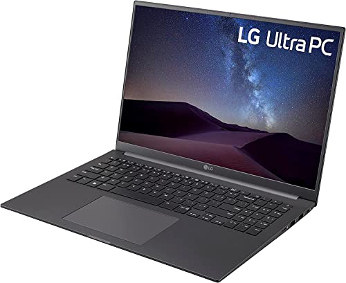 LG 2023 UltraPC Thin Slim Lightweight Laptop, 16 Inch WUXGA 1920x1200 Anti-Glare IPS Display, Ryzen 7 5825U 8Cores Up to 4.5GHz, 16GB RAM 1TB SSD, AMD Radeon, Win11, Gray +CUE Accessories