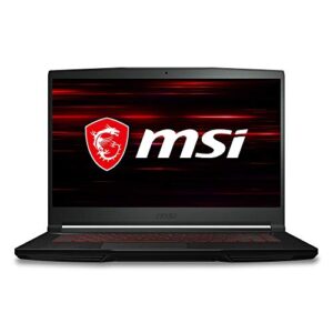 msi gf63 thin 9rcx -615 15.6″ gaming laptop, intel core i5-9300h, nvidia gtx 1050ti, 8gb, 512gb nvme ssd, win10