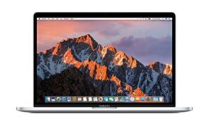 apple 15in macbook pro, retina, touch bar, 2.9ghz intel core i7 quad core, 16gb ram, 512gb ssd, silver, mptv2ll/a (renewed)