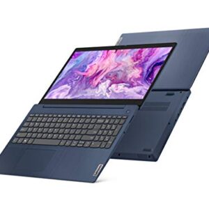 2020 Lenovo IdeaPad 3 15.6" Laptop Intel Core i3-1005G1 8GB RAM 256GB SSD Windows 10 in S Mode Blue, 4-10.99 Inches