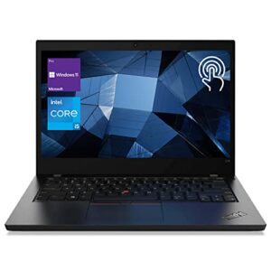 lenovo thinkpad l14 gen2 business laptop, 14″ fhd touchscreen 60hz, intel core i5-1135g7, 8gb ram, 512gb pcie ssd, webcam, hdmi, fingerprint reader, wi-fi 6, windows 11 pro, black