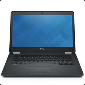 fast dell latitude e5470 hd business laptop notebook pc (intel core i5-6300u, 8gb ram, 256gb solid state ssd, hdmi, camera, wifi, sc card reader) win 10 pro (renewed)