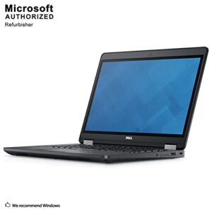 Fast Dell Latitude E5470 HD Business Laptop Notebook PC (Intel Core i5-6300U, 8GB Ram, 256GB Solid State SSD, HDMI, Camera, WiFi, SC Card Reader) Win 10 Pro (Renewed)