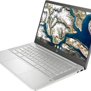 HP Chromebook Laptop 14a-na1043cl 14" Diagonal FHD IPS Display 1920 x 1080 Intel Celeron N4500 4 GB Memory 64 GB eMMC Storage Chrome OS Mineral Silver (Renewed)