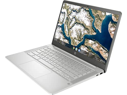 HP Chromebook Laptop 14a-na1043cl 14" Diagonal FHD IPS Display 1920 x 1080 Intel Celeron N4500 4 GB Memory 64 GB eMMC Storage Chrome OS Mineral Silver (Renewed)