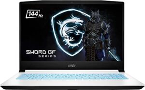 msi 2023 sword 15.6″ gaming laptop 144hz ips level fhd 12th intel core i5-12450h 8-core 24gb ddr4 1tb nvme ssd nvidia geforce rtx 3050 4gb gddr6 backlit keyboard windows 10 w/ ratzk 32gb usb