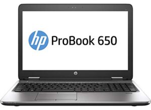 hp probook 650 g2 15.6 hd, core i5-6300u 2.4ghz, 16gb ram, 512gb solid state drive, windows 10 pro 64bit, (renewed)