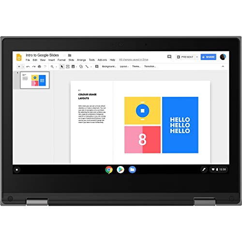 Lenovo 300e 11.6" 2-in-1 Touchscreen Chromebook (Intel N4020, 4GB RAM, 32GB Storage, Stylus, Webcam), Ruggedized & Water Resistant, Flip Convertible Home & Education Laptop, IST Pen, Chrome OS