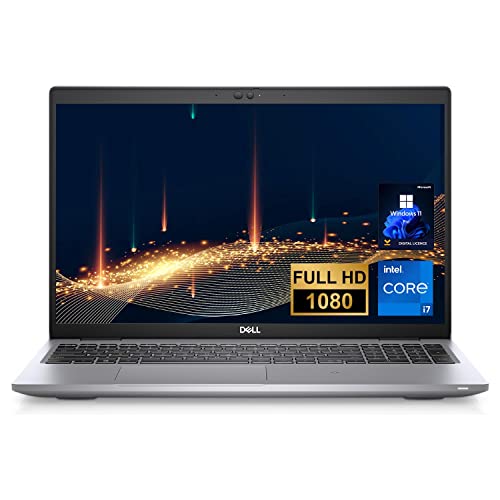 Dell 2022 Newest Latitude 5520 Business Laptop, 15.6" FHD Display, Intel Core i7-1185G7 vPro, 64GB DDR4 RAM, 2TB SSD, Webcam, HDMI, Backlit KB, Fingerprint, Thunderbolt 4, Wi-Fi 6, Windows 11 Pro