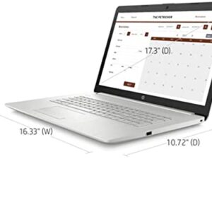 HP 2022 17.3" FHD Business Laptop, 11th Gen Intel Core i5-1135G7(Beats Intel i7-1065G7), 8GB RAM, 512GB PCIe SSD, Intel Iris X Graphics, Backlit Keyboard, Bluetooth, Win 10 Pro, Silver, 32GB USB Card