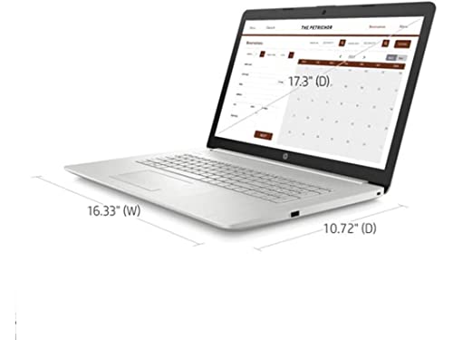 HP 2022 17.3" FHD Business Laptop, 11th Gen Intel Core i5-1135G7(Beats Intel i7-1065G7), 8GB RAM, 512GB PCIe SSD, Intel Iris X Graphics, Backlit Keyboard, Bluetooth, Win 10 Pro, Silver, 32GB USB Card