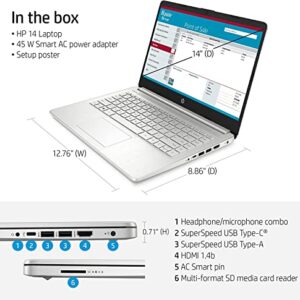 HP Newest Flagship 14" HD Business Laptop Computer, 4-Core i5-1135G7(Up to 4.2GHz, Beat i7-1060G7), 16GB RAM, 512GB PCIe SSD, Iris Xe Graphics, Webcam, WiFi, Bluetooth, Win 11 Home, w/GM Accessories